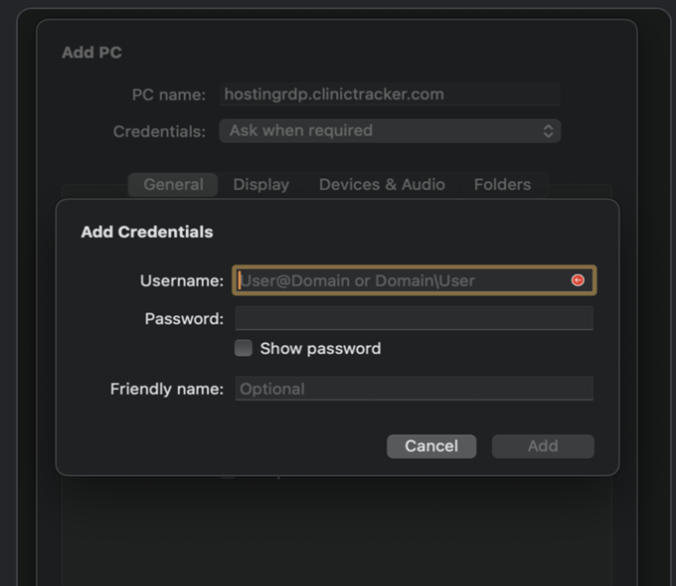 Hosting Service Connection Wizard